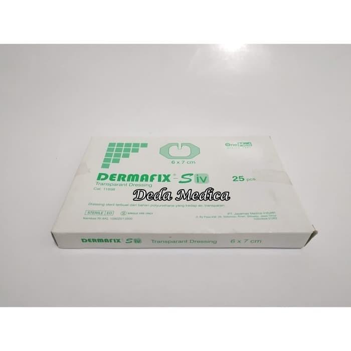 Jual Dermafix S Iv OneMed Plester Infus Transparan Dressing 6X7 cm One ...