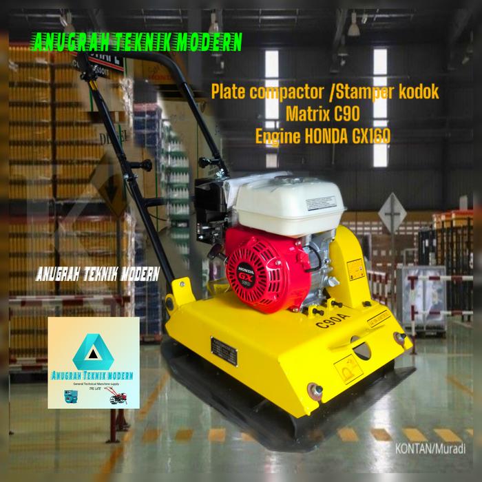 Jual Stamper kodok plate compactor Matrix C90 Mesin Honda GX160 ...