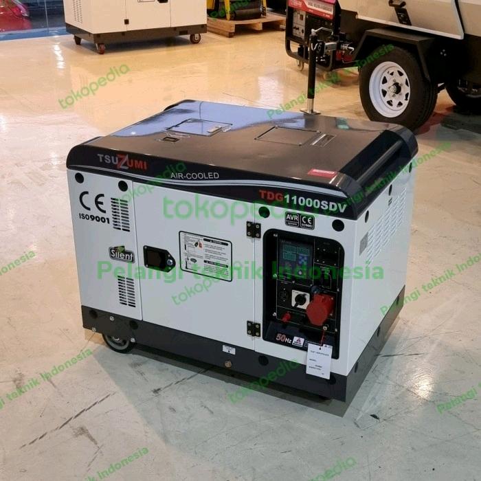 Jual Genset silent 10 kva 3 phase 9000 watt diesel tsuzumi TDG11000SDV - Jakarta Barat - Pelangi ...