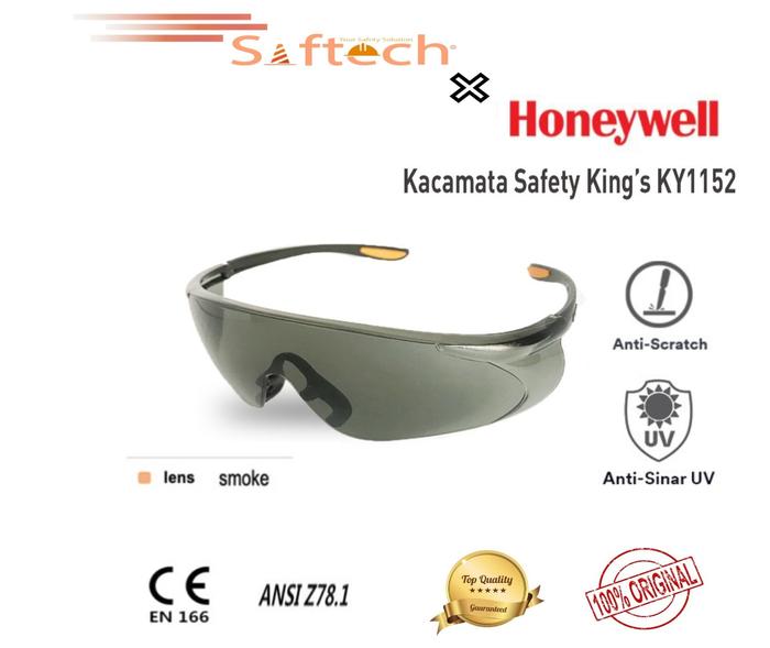 Jual Kacamata Safety King's Honeywell Original KY1151 KY1152 clear ...