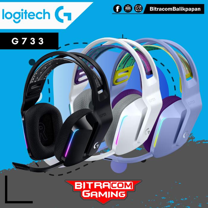 Jual Logitech - G733 - Headset Gaming Wireless - Lilac - Kota ...