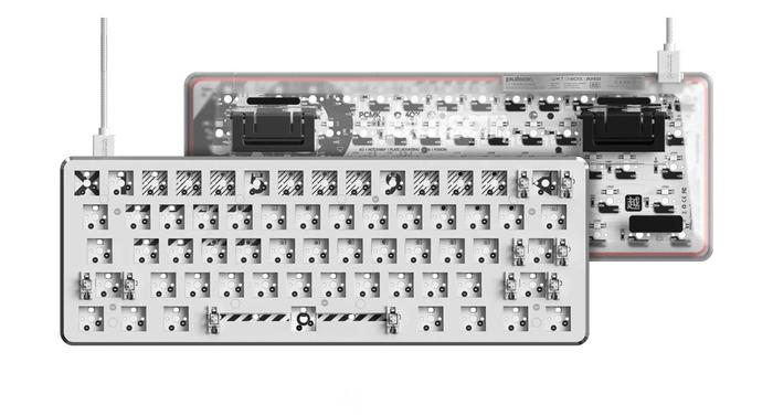 Promo Pulsar PCMK ANSI 60% Keyboard - Barebone +US Basic - White Cicil ...