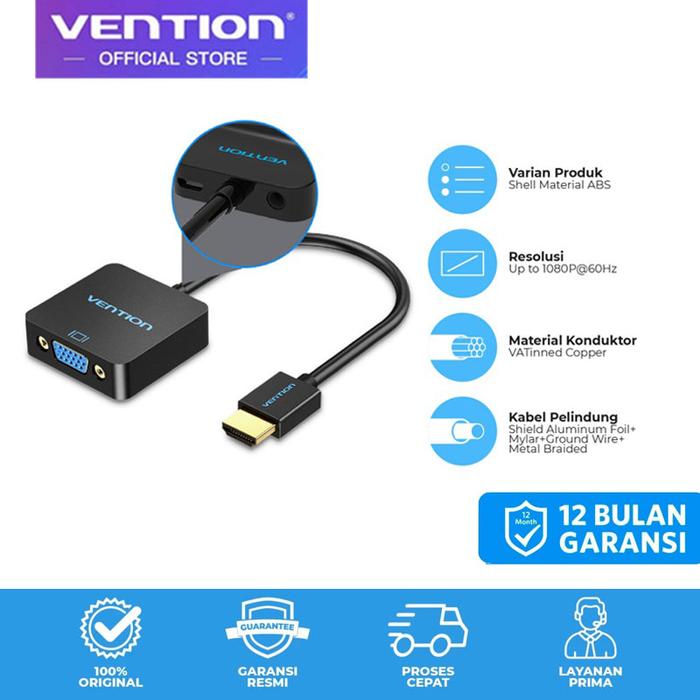 Jual Vention Converter HDMI Male to VGA Female - ACR - Jakarta Barat ...