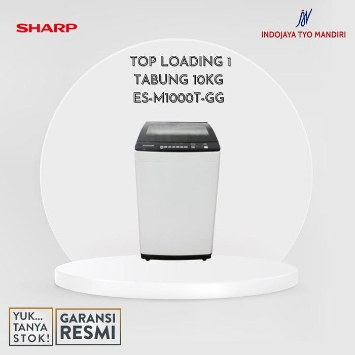 Jual SHARP ES-M1000T-GG TOP LOADING 1 TABUNG 10KG IJM - Jakarta Pusat ...