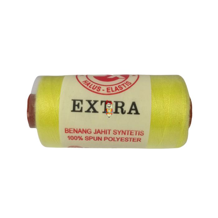 Jual Benang Jahit Extra / Benang Jahit Syntetis - kuning stabilo - Kota ...