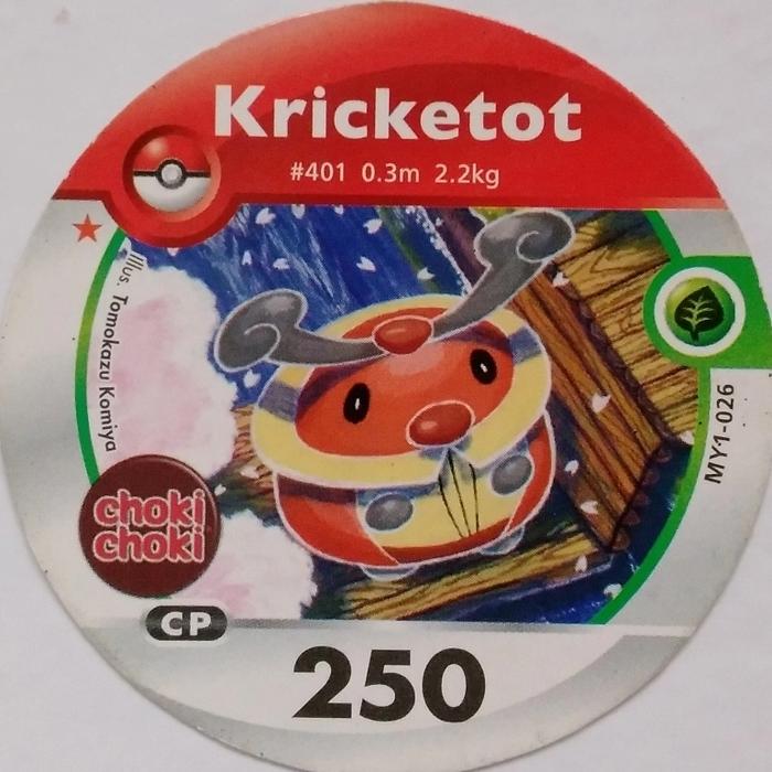 Jual Kartu Pokemon Kricketot | Kartu Pokemon Medallion | Mupi Store ...