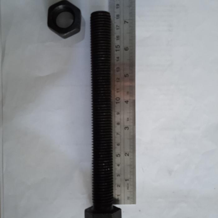 Jual Baut Mur Baja 10.9 / 8.8 M20 x 180 drat Kasar(P2.5) FULL DRAT - Kota Medan - Pusat Baut ...