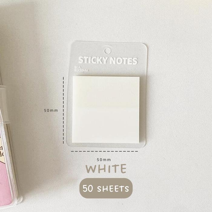 Promo TRANSPARENT PET STICKY NOTE 50 SHEET Diskon 5% di Seller ...