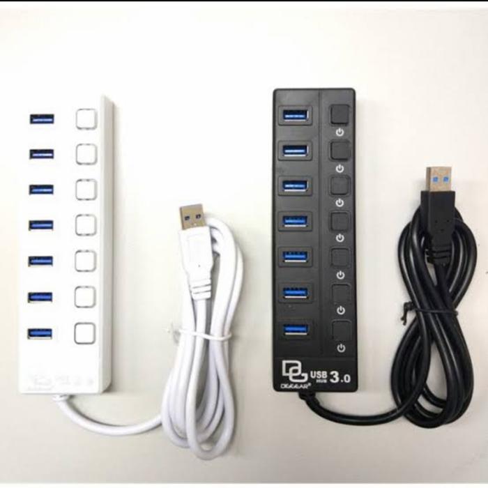 Jual USB 3.0 HUB 7 Port Saklar Panjang Kabel 1.2 Meter - Jakarta Pusat ...