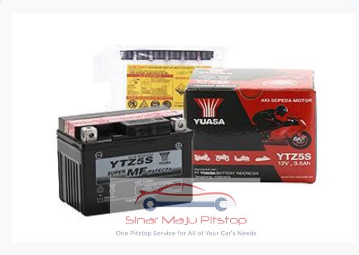 Jual Aki YUASA SUPER MF PAFECTA YTZ5S 12V 3.5Ah Accu Kering Motor Original - Jakarta Barat ...