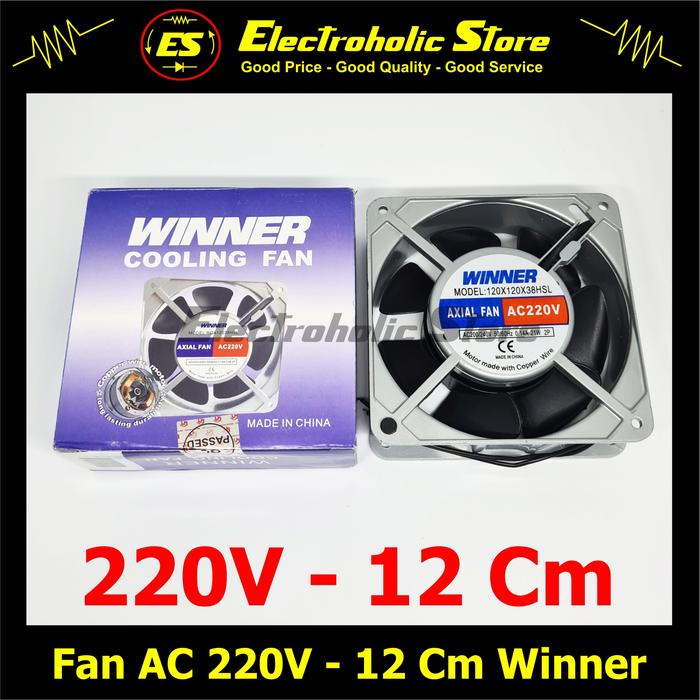 Jual Fan AC 220V 12 Cm Winner Kipas 220 V Volt 12cm Cooling Fan ...