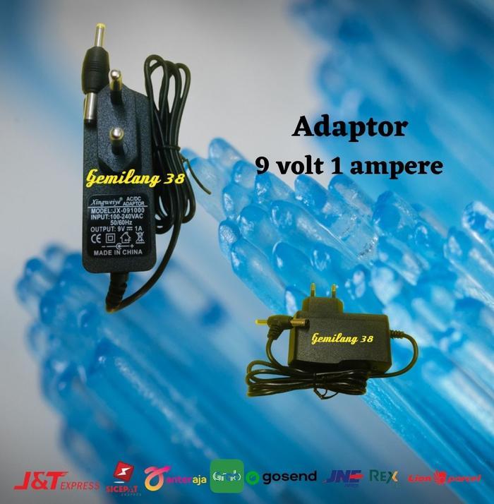 Jual Adaptor 9V 1A Adapter 9 volt 1 A Arduino Power Supply 220V to 9V ...