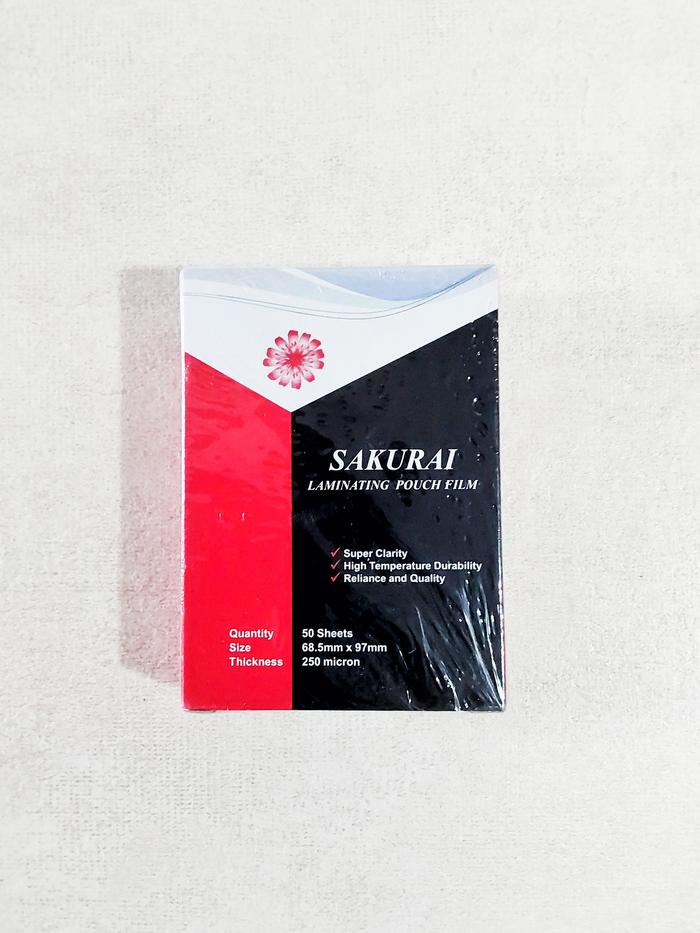 Jual Kertas Laminating Sakurai Ukuran KTP / Kertas Plastik Laminating ...