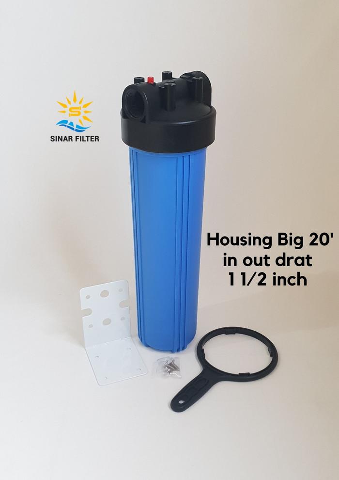 Jual Housing Filter Big Blue 20 inch ( in-out 1.5 inch ) - Kota ...