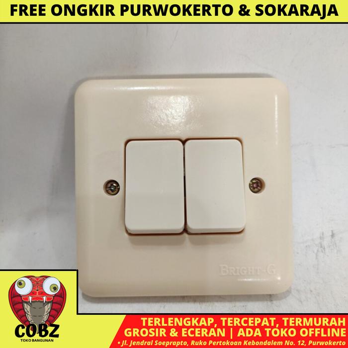 Jual BRIGHT-G NG SAKLAR GANDA SERI DOUBLE TANAM IB INBOW - Kab ...