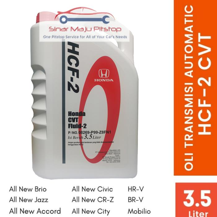 Jual Honda Genuine HCF-2 CVT Fluid 3.5 Liter Original Pelumas Oli Transmisi - Jakarta Barat ...