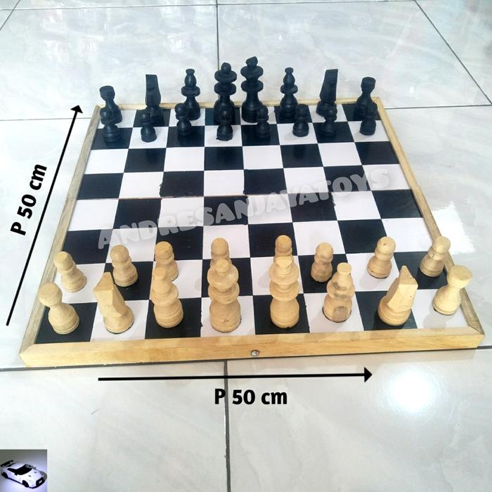 Jual Papan Catur Kayu Ukuran Besar 50 cm - Kota Semarang - Andre ...