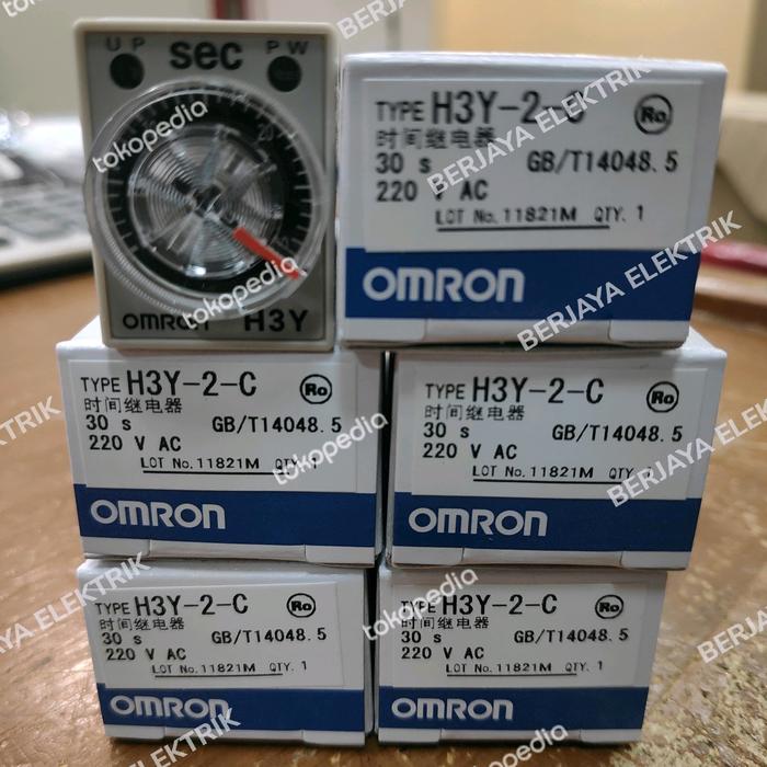 Jual Timer Omron H3Y-2 30Sec 220Vac Original Omron - Jakarta Pusat - ELECTRIC JAYA | Tokopedia