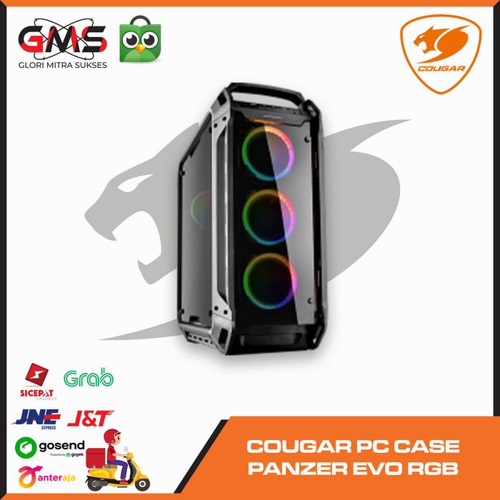 Jual COUGAR PC Case Panzer EVO RGB - Casing Full Tower Case - CASING ...