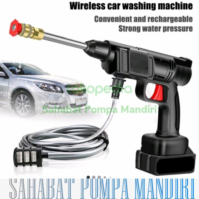 Jual Semprot Air cuci mobil/motor batrai/cash corrdres pompa Air ...