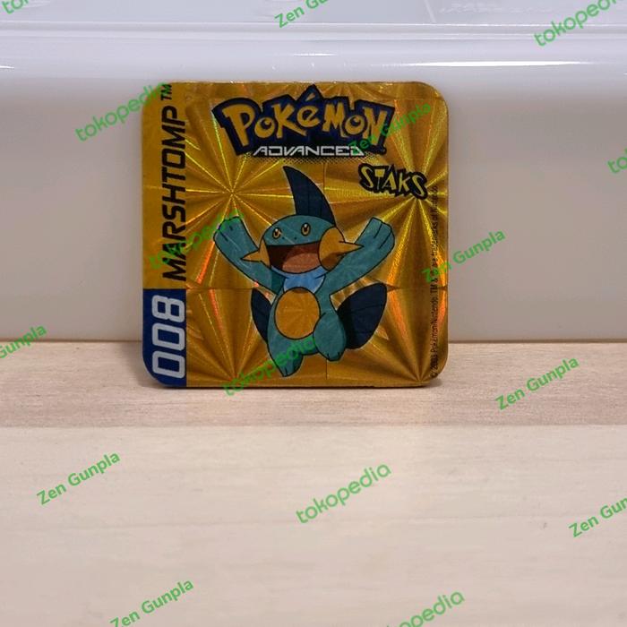 Jual Pokemon Advanced Staks Panini 008 Marshtomp Stacks Tazos Magnet ...