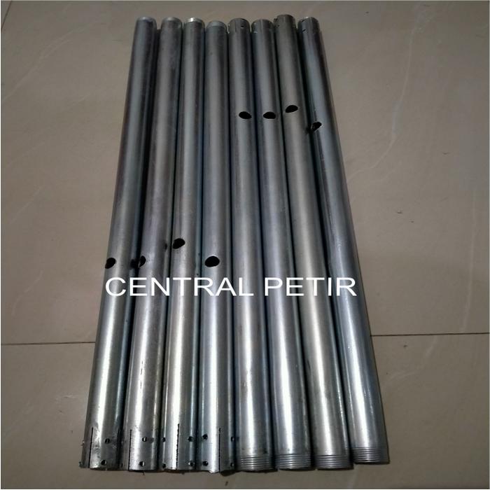 Jual tiang Anti petir / penangkal petir, pipa 3/4 inch Panjang 60 cm ...
