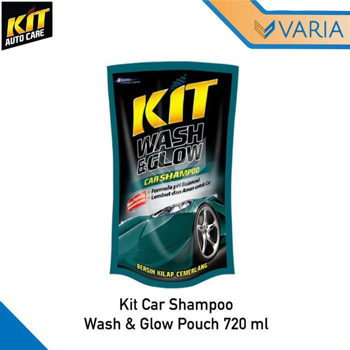 Jual Kit Car Shampoo Wash & Glow Refill Pouch 720 ml Cuci Motor Mobil ...
