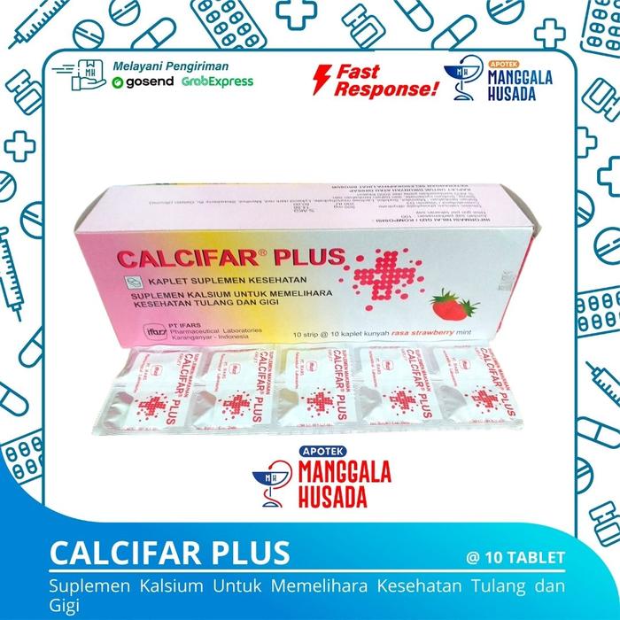 Jual CALCIFAR PLUS PERSTRIP @ 10 TABLET - Kota Palembang - APOTEK ...
