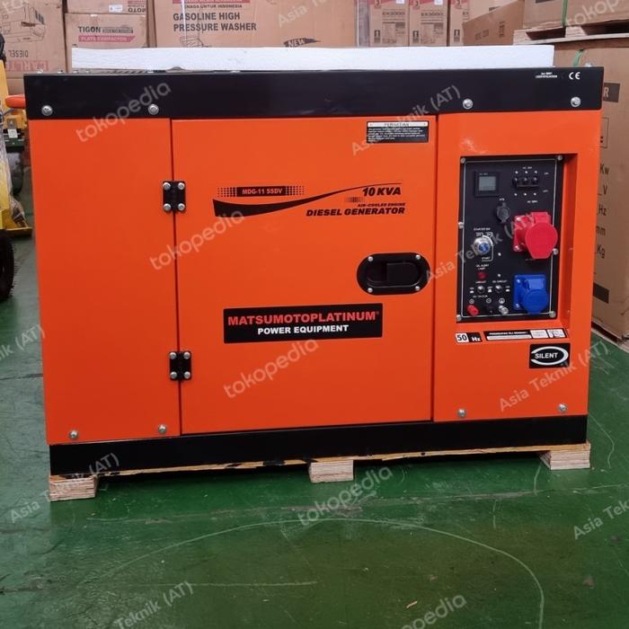 Jual genset silent 10 kva 3 phase diesel japan generator - Kota ...