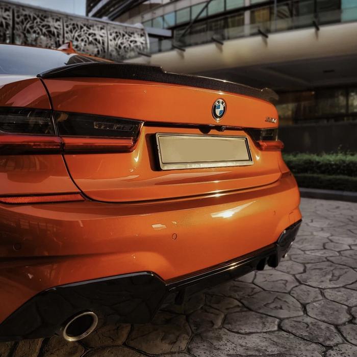 Jual Ducktail Rear Spoiler M3 CS Carbon BMW G20 320i 330i Carbon Fiber ...