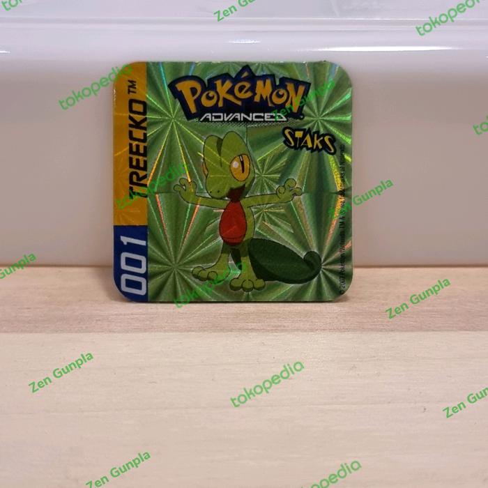 Jual Pokemon Advanced Staks Panini 001 Trecko Stacks Tazos Magnet ...