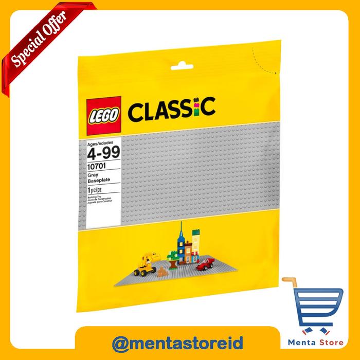 Promo LEGO Classic # 10701 Basic 48 x Grey Building Base Plate Abu ...