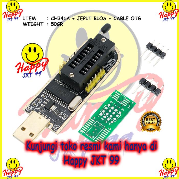 Jual CH341A CH341 CH 341 A 24 25 Series EEPROM Flash BIOS USB Programer ...