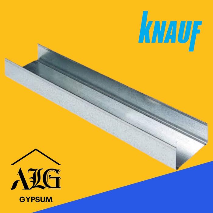 Promo U Channel Knauf 75 x 0,4 x 3M | Uchannel 75x0,4 Panjang 3 Meter ...