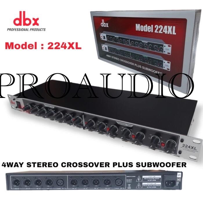 Jual CROSSOVER 4 WAY DBX 224XL GRADE A + Trafo - NON SWITCHING KUALITAS TOP - Kota Medan ...