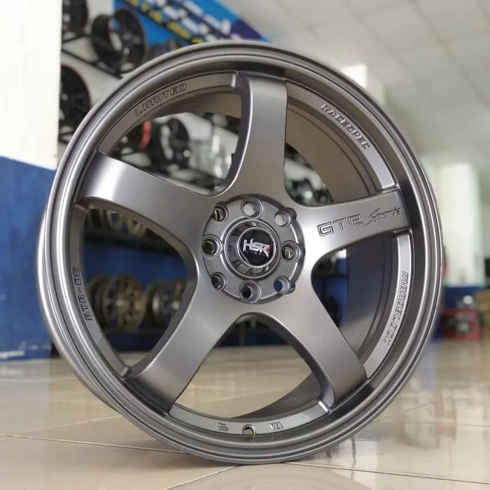 Jual Velg mobil ring 17 GTR SPORT HSR PCD 4X100-4X114,3 velg racing ...