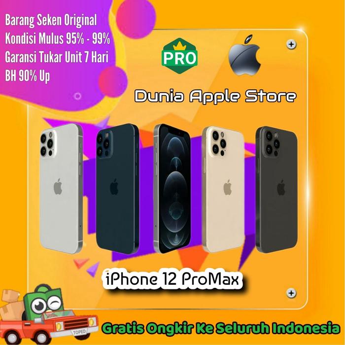 Jual iPhone 12 ProMax Original Seken Mulus - BC, 256 gb - Jakarta Barat ...