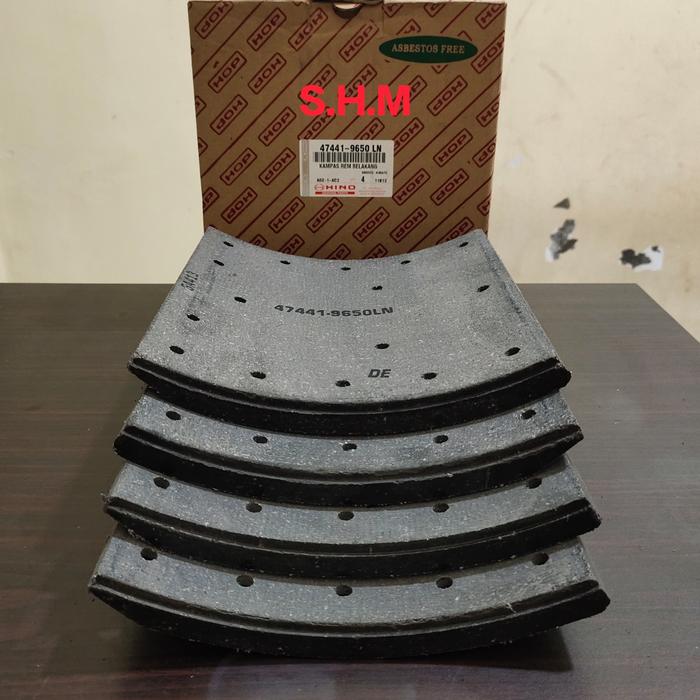 Jual BRAKE LINING 47441-9650LN HOP KAMPAS REM BELAKANG HINO LOHAN ...