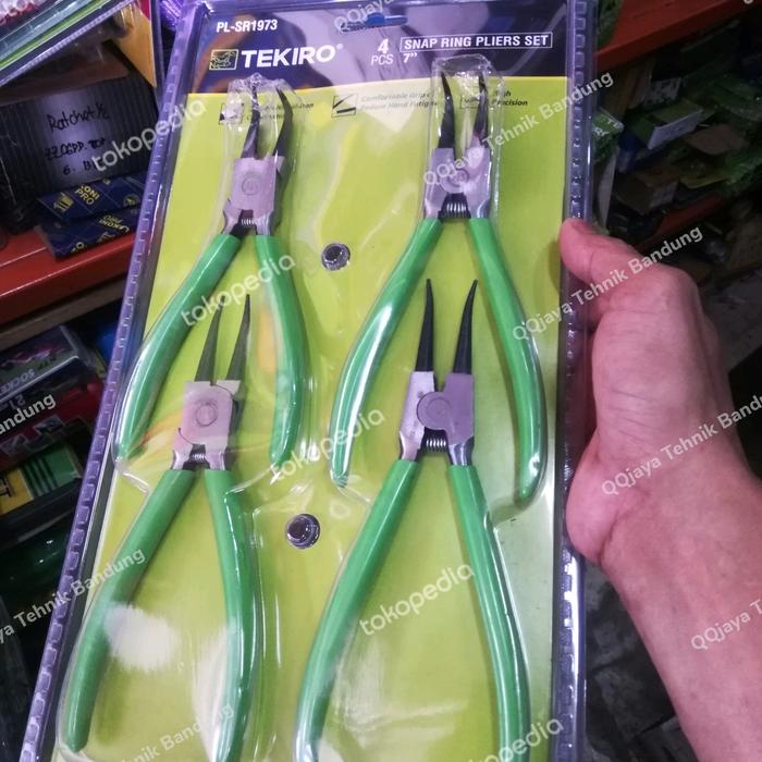 Jual Tang snap ring set 4 pc Tekiro - ukuran 7 inchi - Kota Bandung ...