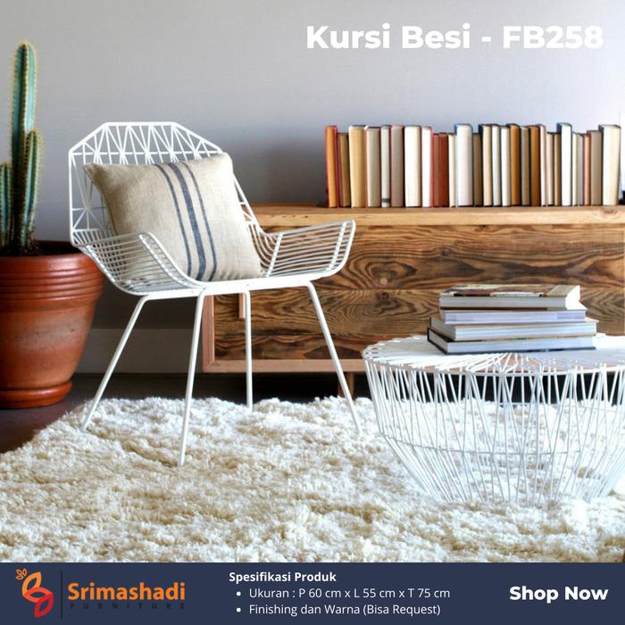 Jual Furniture Besi, Kursi Besi Minimalis, Kursi, Meja Besi, FB-258 ...