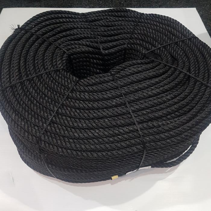 Jual Tali Tambang Plastik 10mm, warna hitam, panjang 220 meter ...