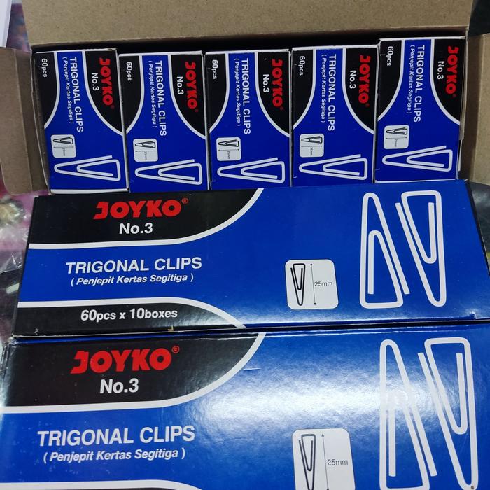 Jual Trigonal clips / Paper Clips no 3 Joyko - Jakarta Selatan - Maju ...
