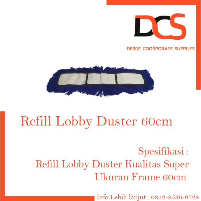 Jual Refill Kain Lobby Duster ukuran 60cm kualitas import berwarna biru ...