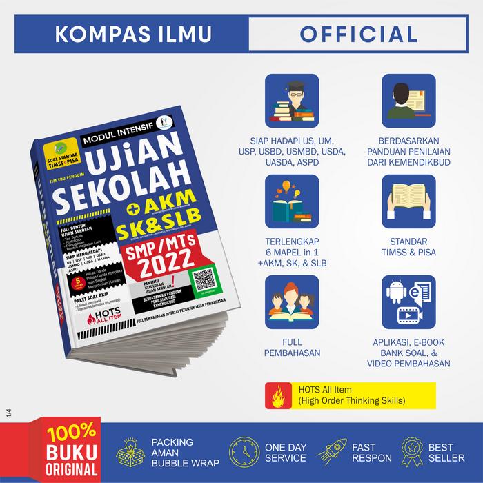 Jual Buku Modul Intensif Ujian Sekolah + Akm Smp/mts 2022 Terupdate Terbaru Di Seller Sangninja ...