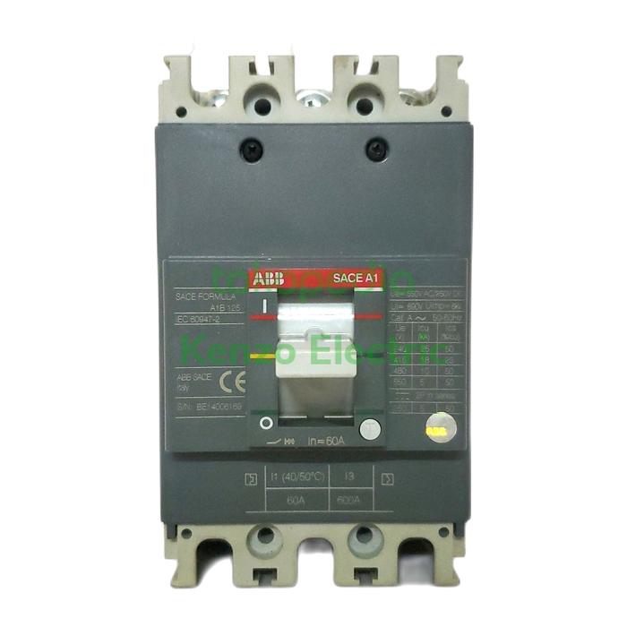 Jual MCCB 3P 60A 18kA A1B 125 SACE FORMULA ABB - Jakarta Pusat - Kenzo ...