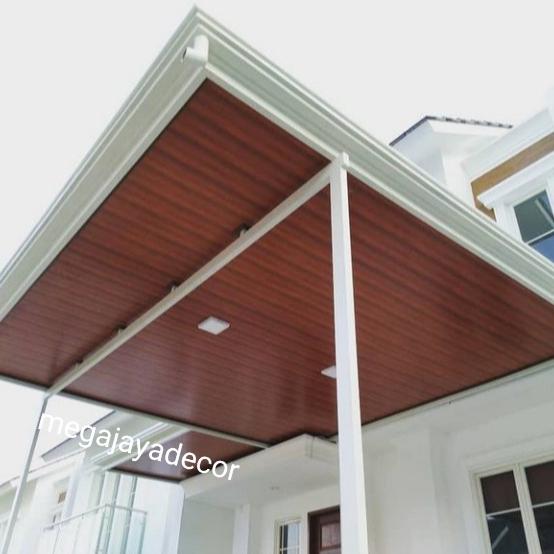 Jual rangka hollow besi galvanis kanopi plafon pvc atap alderon - Kota ...