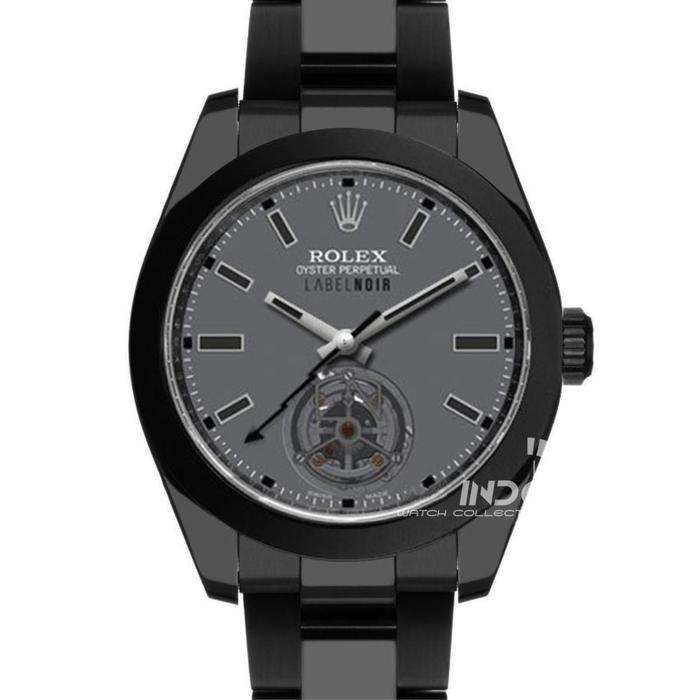 Jual Rolex Milgauss Label Noir Tourbillon PVD Case JBF 1:1 Best Edition ...