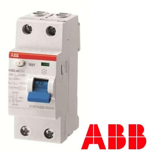 Jual ELCB RCCB ABB F202 AC-100A 2P 30mA 2CSF202005R1900 - Kota Batam ...