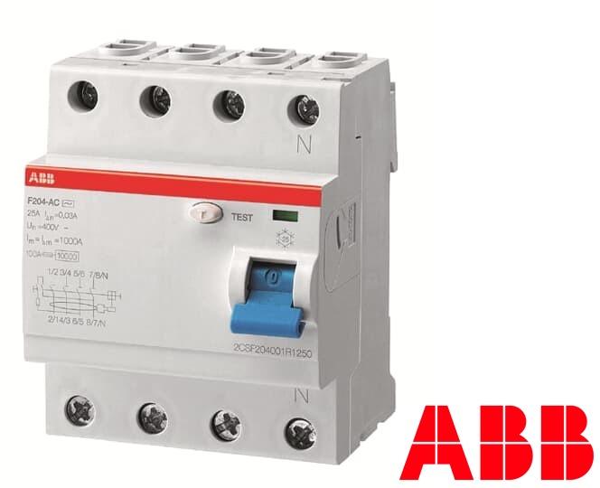 Jual ELCB RCCB ABB F204 AC-63A 4P 300mA 2CSF204005R3630 - Kota Batam - Elektrik Batam | Tokopedia