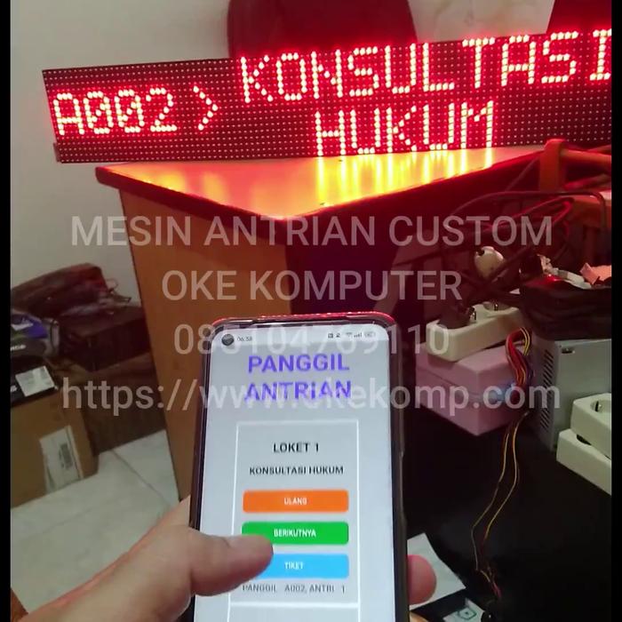 Jual Mesin Antrian Custom - Kota Palembang - OKE KOMPUTER PALEMBANG | Tokopedia